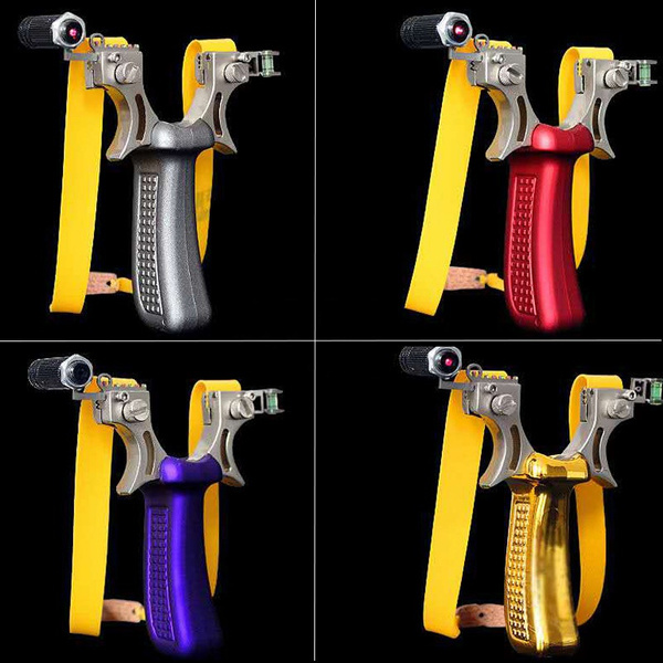 Slingshot laser aiming + level aiming press installation Slingshot ...