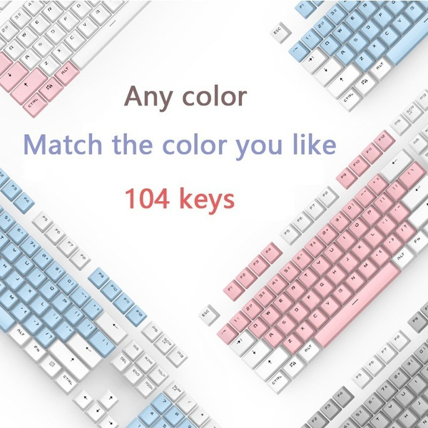 2021 NEW PBT Anti-Riot And Anti-Dirty Abs Material Translucent Keycaps ...