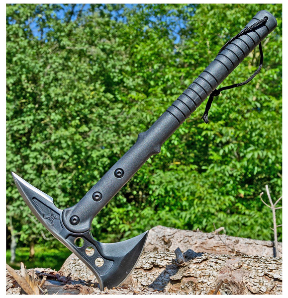 Outdoor Sport Axt Tactical Tomahawk Camping Axt 40 cm lang schwarz ...
