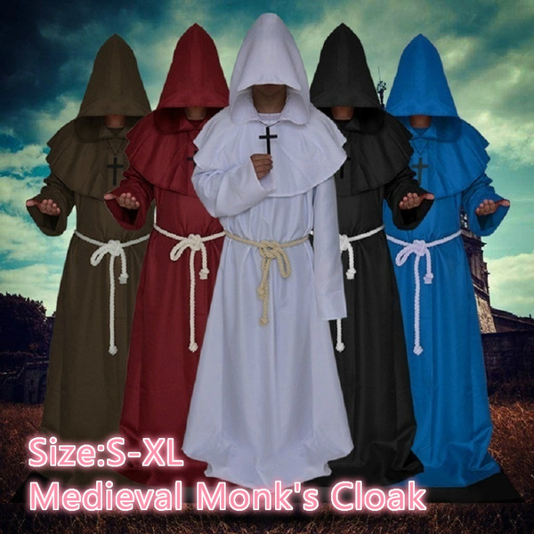 New Medieval Monk Halloween Costumes Comic Con Party Cosplay Costume ...