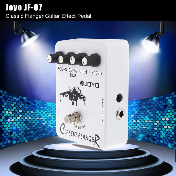 Joyo JF-07 Classic Flanger Guitar Effect Pedal with True Bypass Design ...