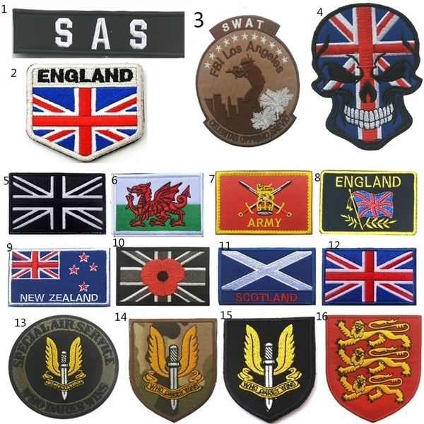 United Kingdom Police SWAT TEAM Badges Embroidery Patches Military ...