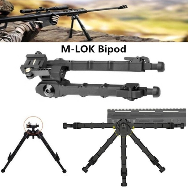 Tactical Quick Detach Bi-Pod Adjustable Tactical V Bipod for Rifles ...