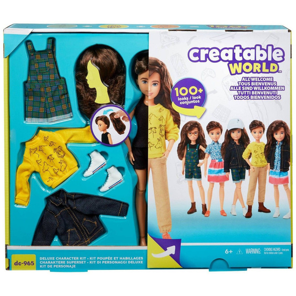 Creatable World DC-965 Deluxe Character Kit Mix and Match to Create 100 ...