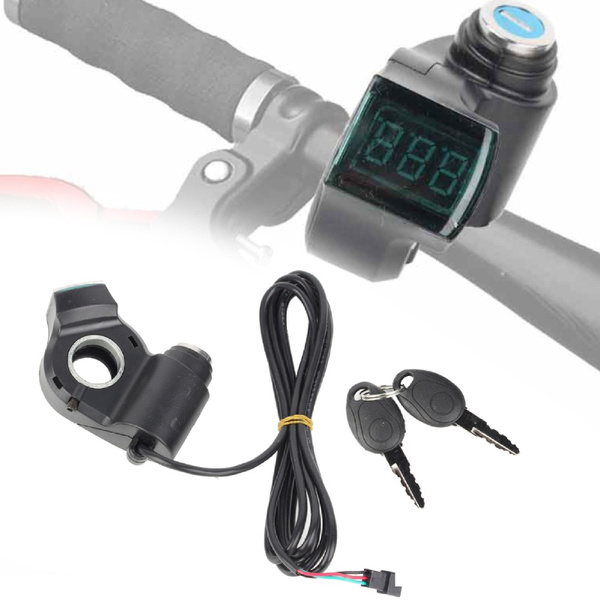 Digital Voltage Accelerator Electric Bike Voltage Display Electric Bike ...