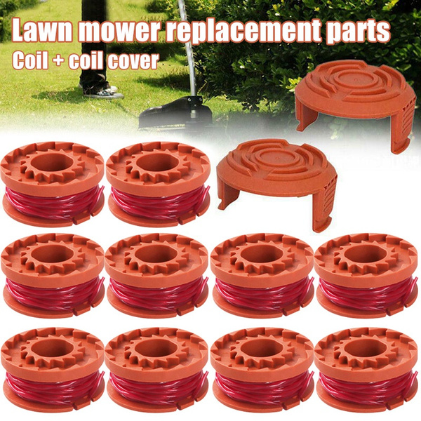 Lawn Mower Replacement Kits Grass String Trimmer Spool Line Cap Cover ...