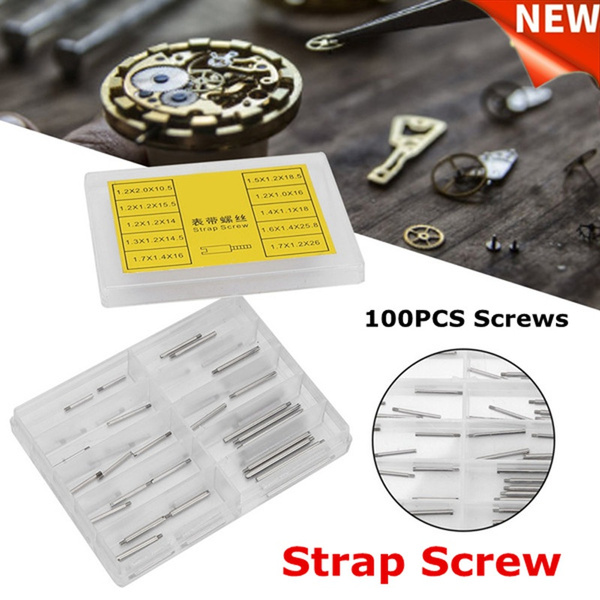 2 Boxes Assorted Sizes Watch Strap Link Pins Screw Watches Repair ...