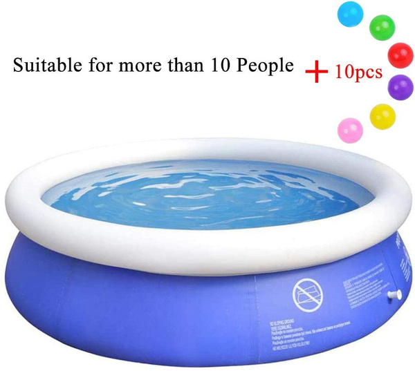 Inflatable Swimming Pool Easy Set, Large Size Family Padding Pool ...