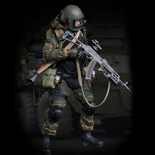 NEW 1/12 15cm Action Figure Solider Model Russian Alpha Special Forces ...