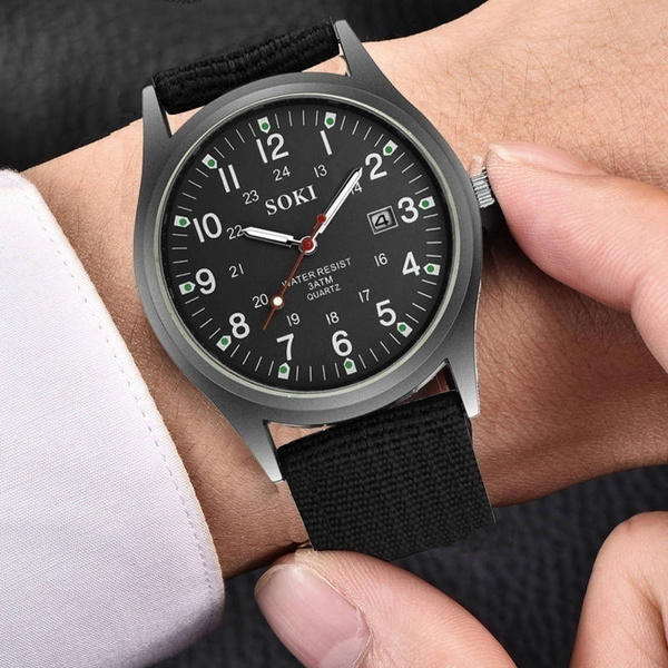 2020 Glow in the Dark Watches Tops Brand Luxury Military Mens Clock ...