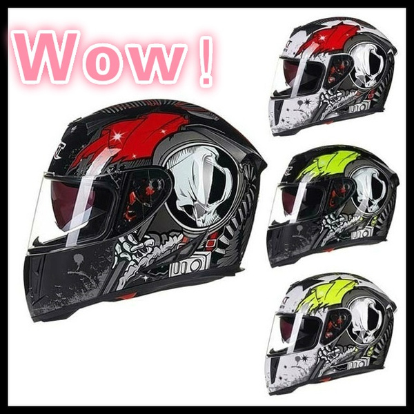 New GXT Motorcycle Helmet Men and Women Full Cover Sports Car Racing ...