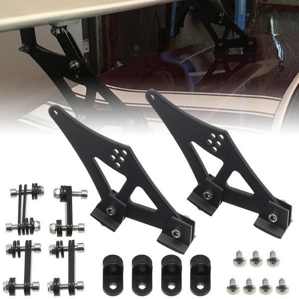 Universal Lightweight Aluminum Adjustable GT Rear Wing Racing Tail ...