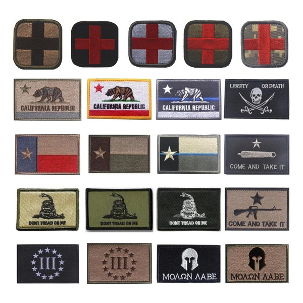 Embroidery Patch Armband Medic Don't Tread On Me Snake California ...