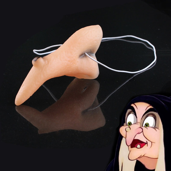 Adults Wicked Witch Nose Halloween Horror Fancy Dress Costume Party ...