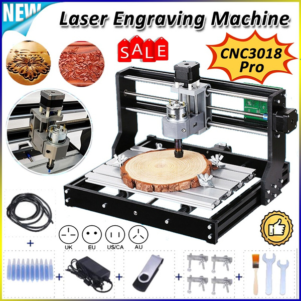 CNC3018 Pro 3 Axis 2.5W Engraving Machine Mini CNC Multifunctional ...