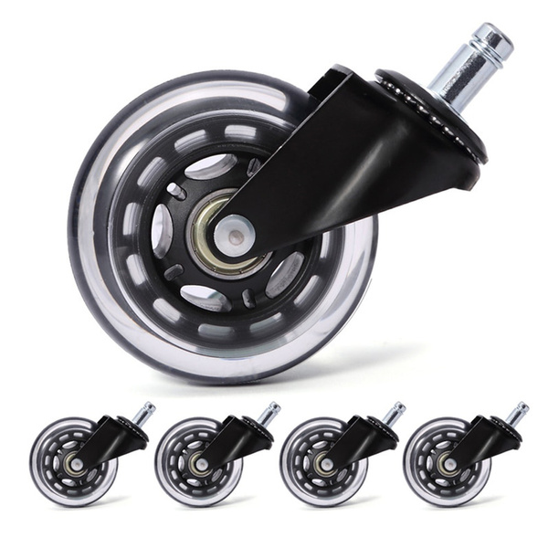 Office Chair Caster Wheels 3 Inch Swivel Heavy Duty Caster Wheels ...