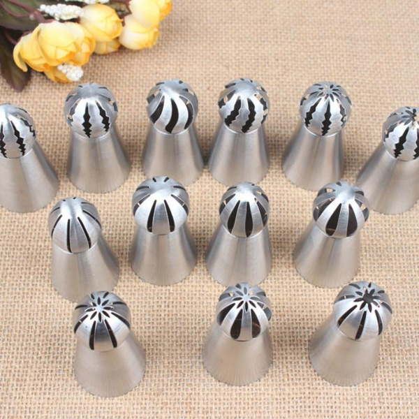 Torch Ball In One Step Cream Rose Decorating Nozzles Cake Decorating ...