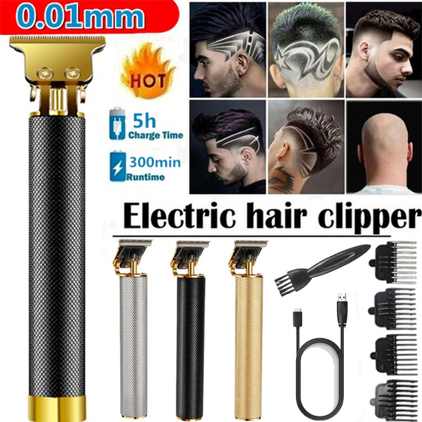 Barber Finishing Trimmer Professional Electric Men Beard Hair Clipper ...