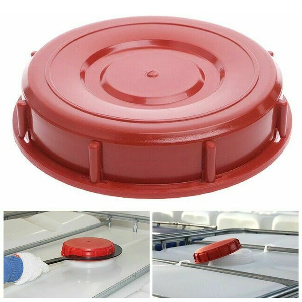 1Pc New IBC Tote Tank Cover Lid Cap with Hole+Gasket Replacement For ...