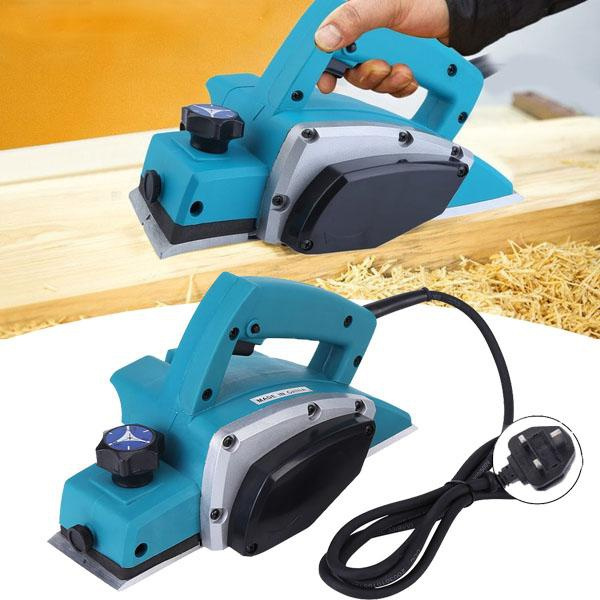 220V Portable Electric Wood Planer Hand Held Woodworking Power Tool For ...