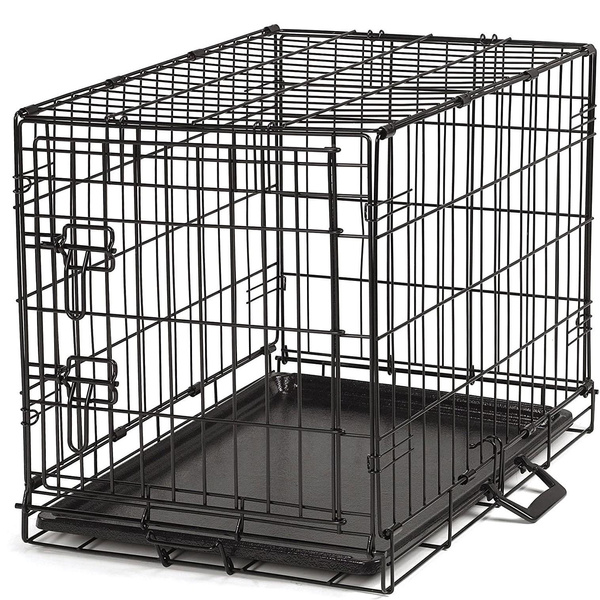 ProSelect Pop Up Highly Secure Easy Durable Small Wire Dog Crate (Open ...
