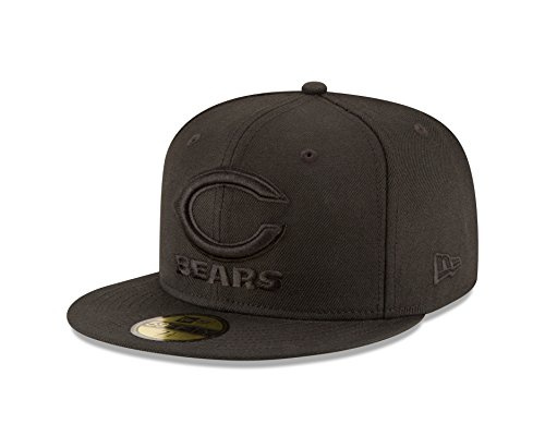 New Era NFL Men's Black On Black 59Fifty Fitted Cap | Wish