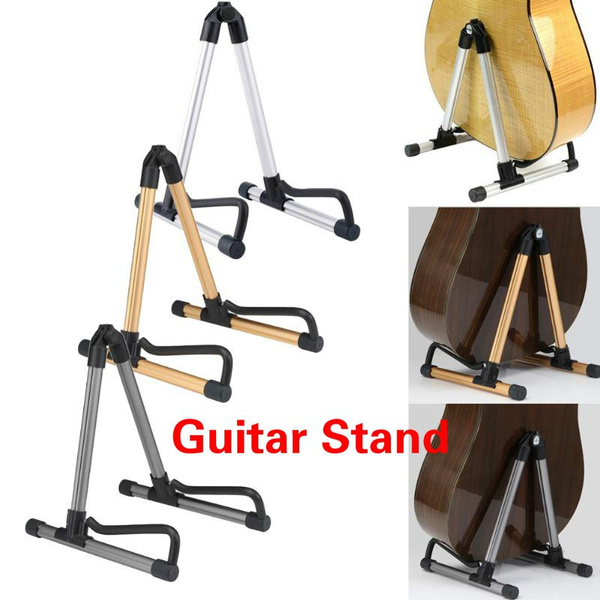 3 Colors Guitar Stand Universal Electric Guitar Stand Folding A-Frame ...