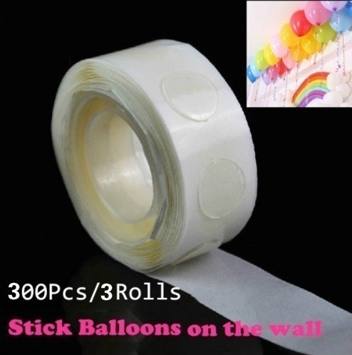 300 Points Balloon Attachment Glue Dot Attach Balloons to Ceiling or ...