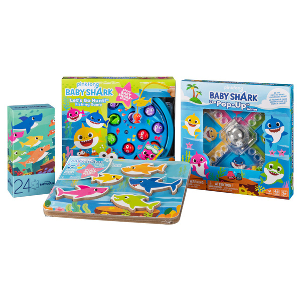 Pinkfong Baby Shark Mega Value Toys Box Set Board Games Puzzles for ...