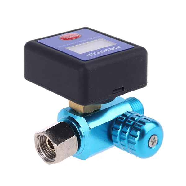 Digital Pressure Regulator Air Gauge with Locking Adjustment Valve for ...