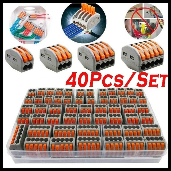 PCT/SPL 2/3/4/5/8 Way Universal Compact Fast Wire Connector Durable ...