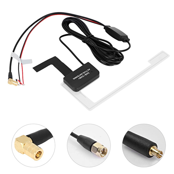 Car 3Meters Wire 20db Digital Radio Patch Concealed Antenna Adhesive ...