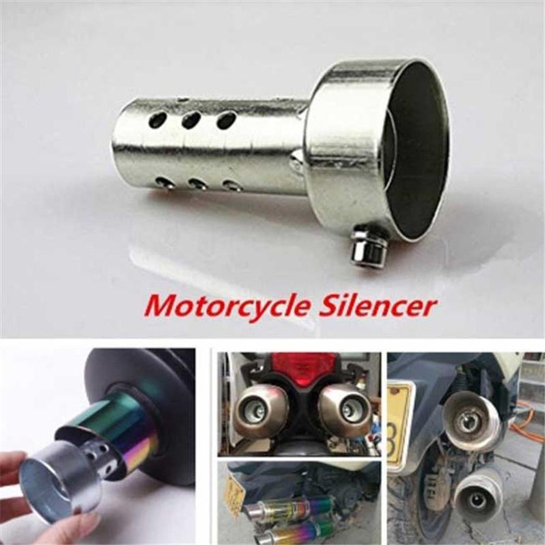 Universal Motorcycle Adjustable Exhaust Muffler Silencer For Racing ...