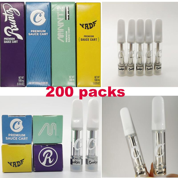 200pcs 2020 New Cookies Vape Cartridge Packaging Empty 510 Thread Vape ...