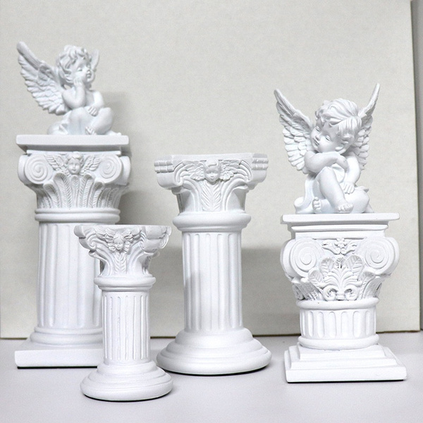 Resin Roman column ins photo props wedding candle decoration set ...