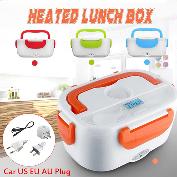 12/110/220V Portable Electric Heating Lunch Box Bento Storage Box Home ...