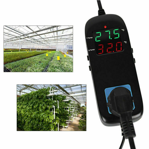 Plastic LCD Digital Display Temperature Controller Intelligent ...