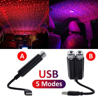Car Roof Star Light Car Light Interior Led Starry Projector Lights USB ...