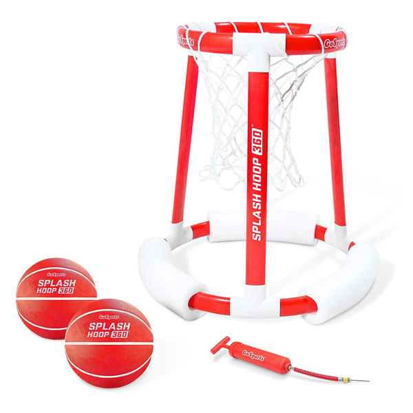 GoSports Splash Hoop 360 Floating Pool Basketball Game with Hoop 2 ...