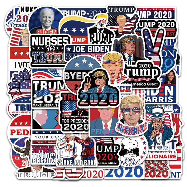 U.S. President Trump election Trump personality graffiti stickers ...