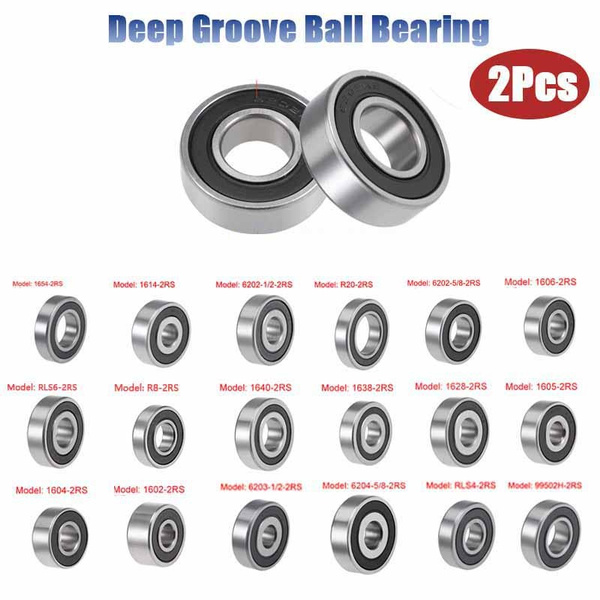 2pcs R8/RLS6/R4A/R20/6202-5/8/1614/1654/6202/99502H/RLS4/6204/6203/1602 ...