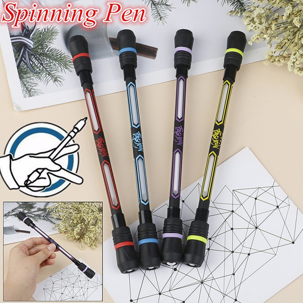 Spinning Pen Creative Random Flash Rotating Gaming Gel Pens for Student ...