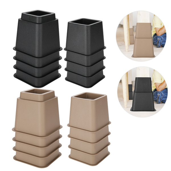 Furniture Raisers Adjustable Bed Chair Sofa Riser Feet Lift Set 4 X 5 ...