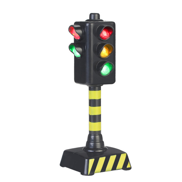 Mini Traffic Signs Road Light Block with Sound LED Children Kids ...