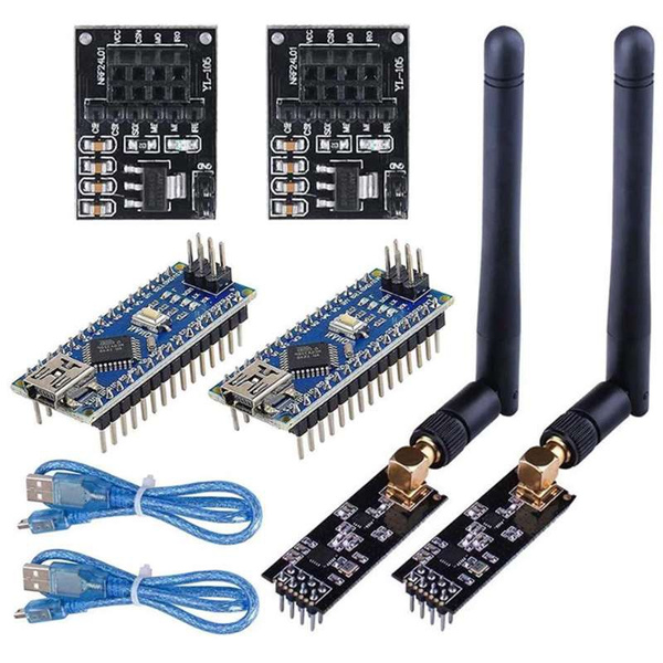 Wireless Transceiver Receiver Nrf24l01 Pa Lna Rf Module Sma Antenna 2 4 Ghz 1100m Nrf24l01