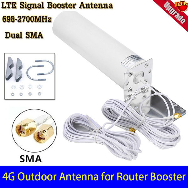 Dual SMA Male 3G 4G LTE Mobile Phone Outdoor Signal Amplifiers Wall ...