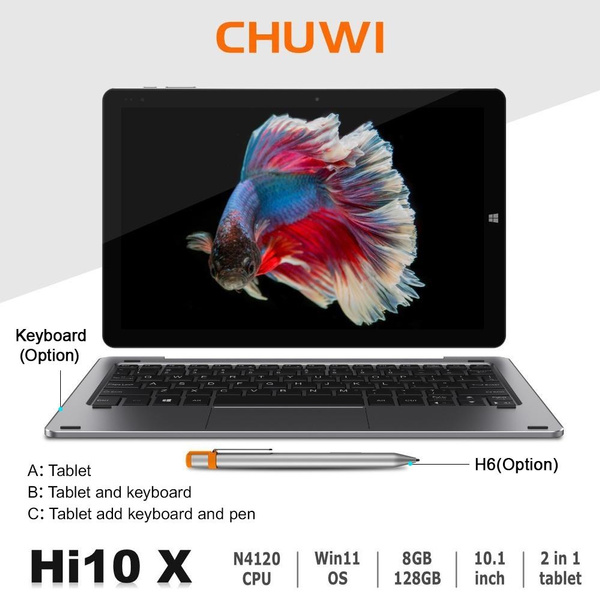 CHUWI Hi10 X 10.1 Inch Intel N4120 Quad Core 8GB RAM 128GB ROM 1920x1200 IPS Windows Tablet | Wish