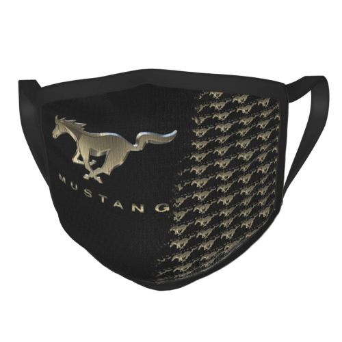 mustang Print Black Mask | Wish
