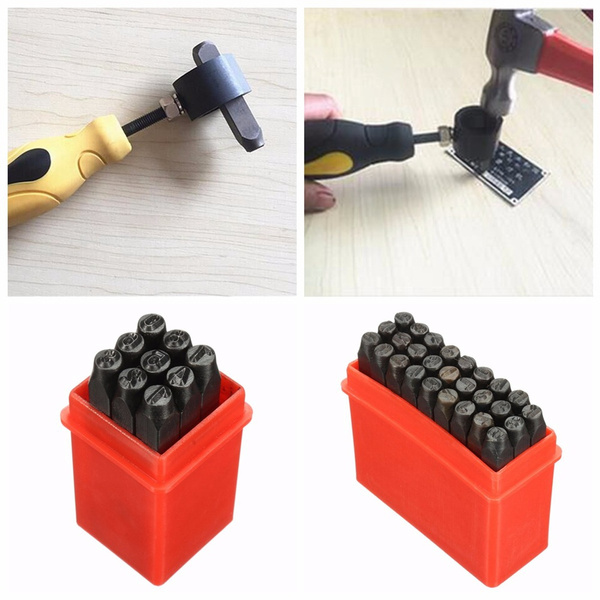 Mark Engraved Craft Tool Alphabet Stamping Carbon Steel Mold Metal ...