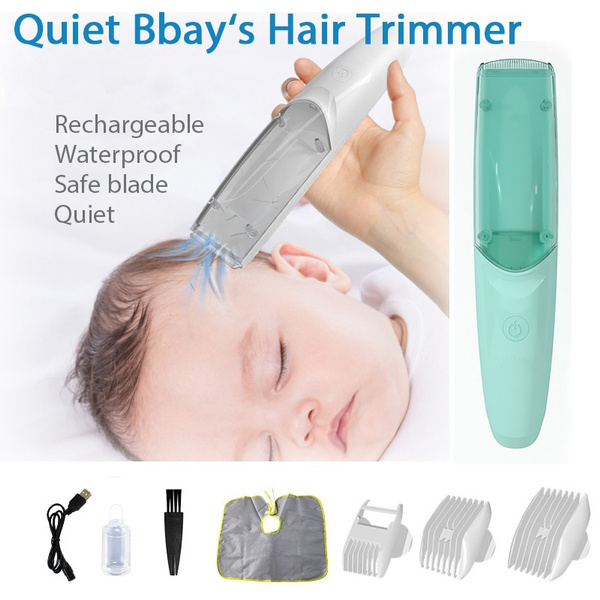 Multifunction Baby Quiet Hair Trimmer Vacuum Hair Clipper Mute IPX7 ...